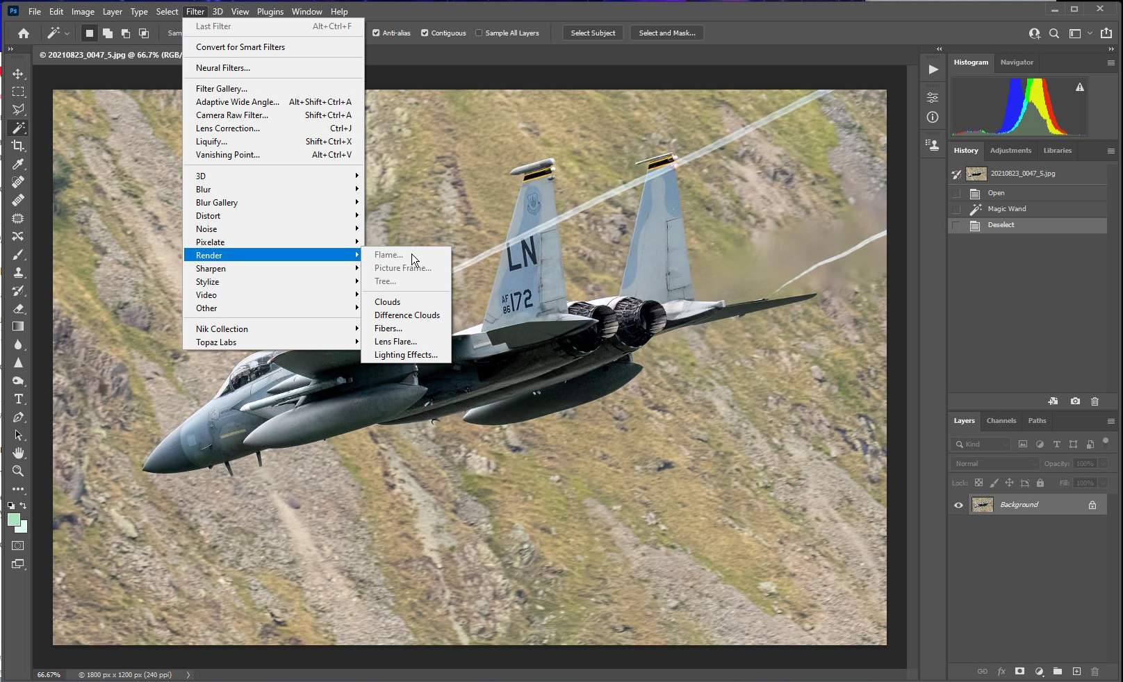 Greyed Out Filter Render Picture Frame Adobe Support Community 12338640